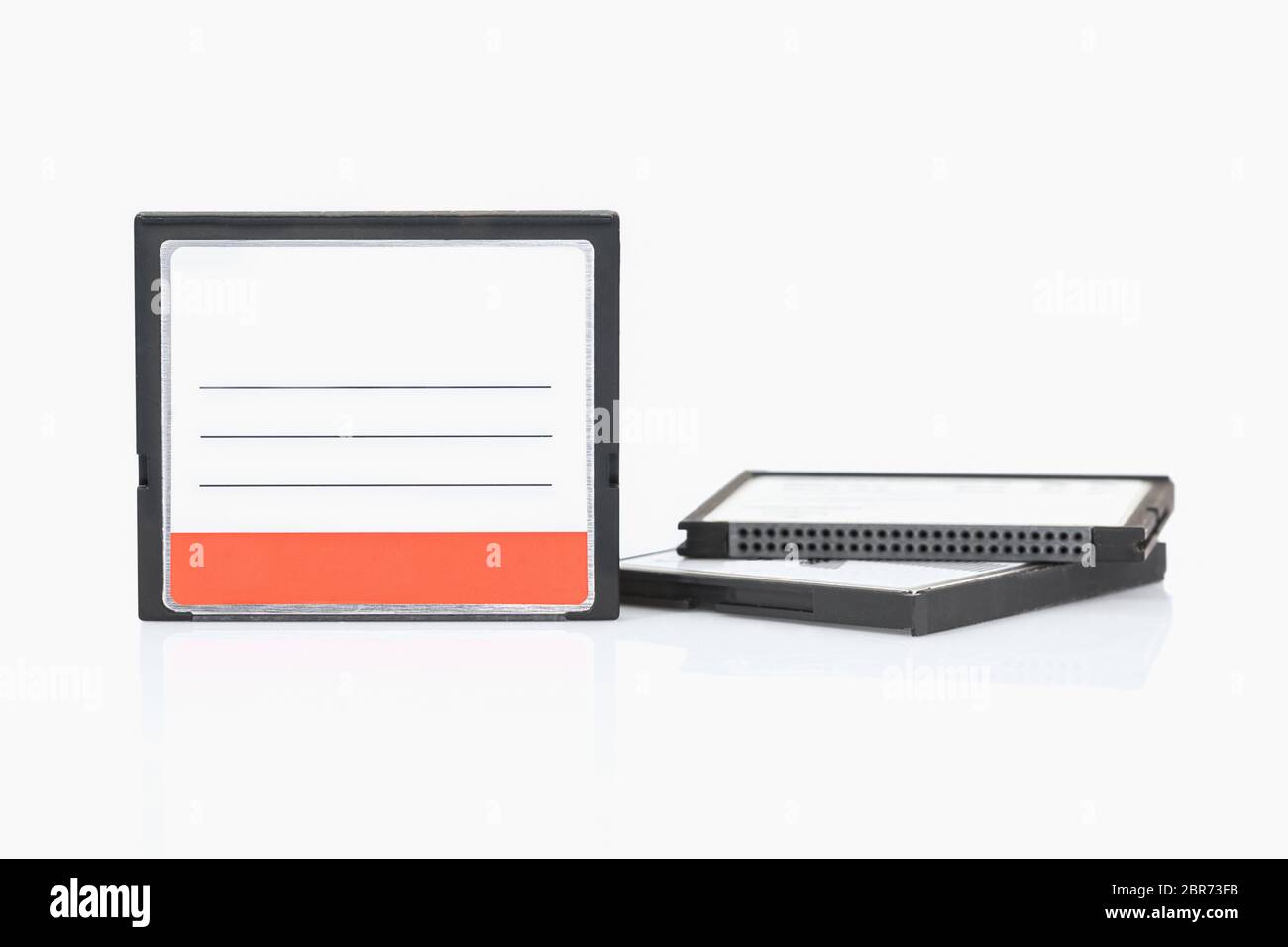 Compact Flash memory cards (CF card) isolate on white background Stock ...