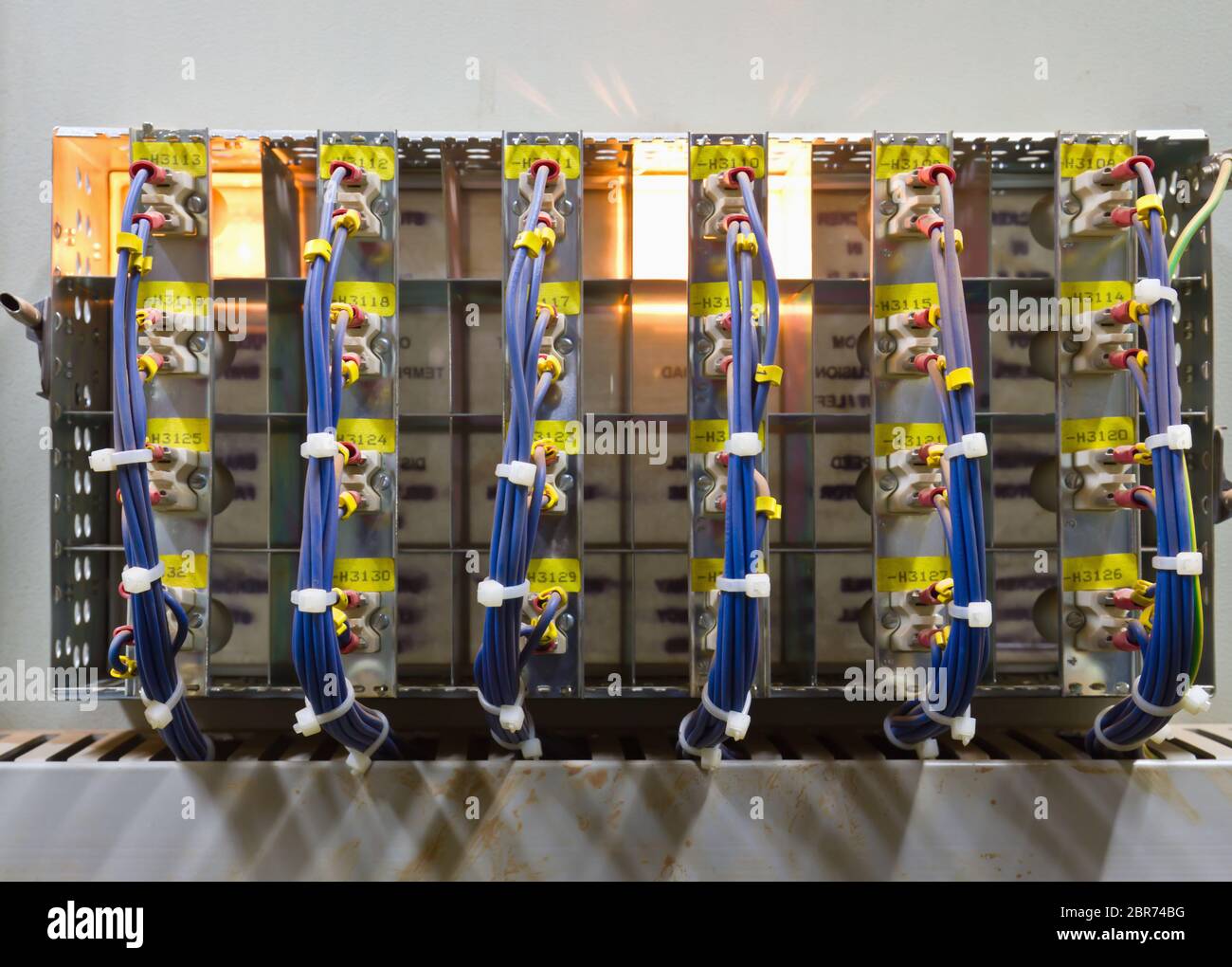 Rear panel controls. Panel Indicators Stock Photo - Alamy