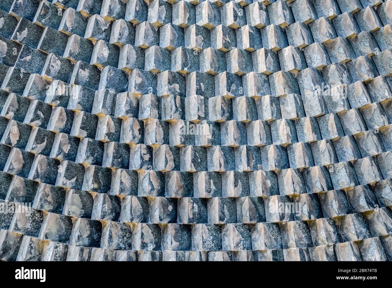 Background texture concrete cubes. Cubes of stone Stock Photo - Alamy