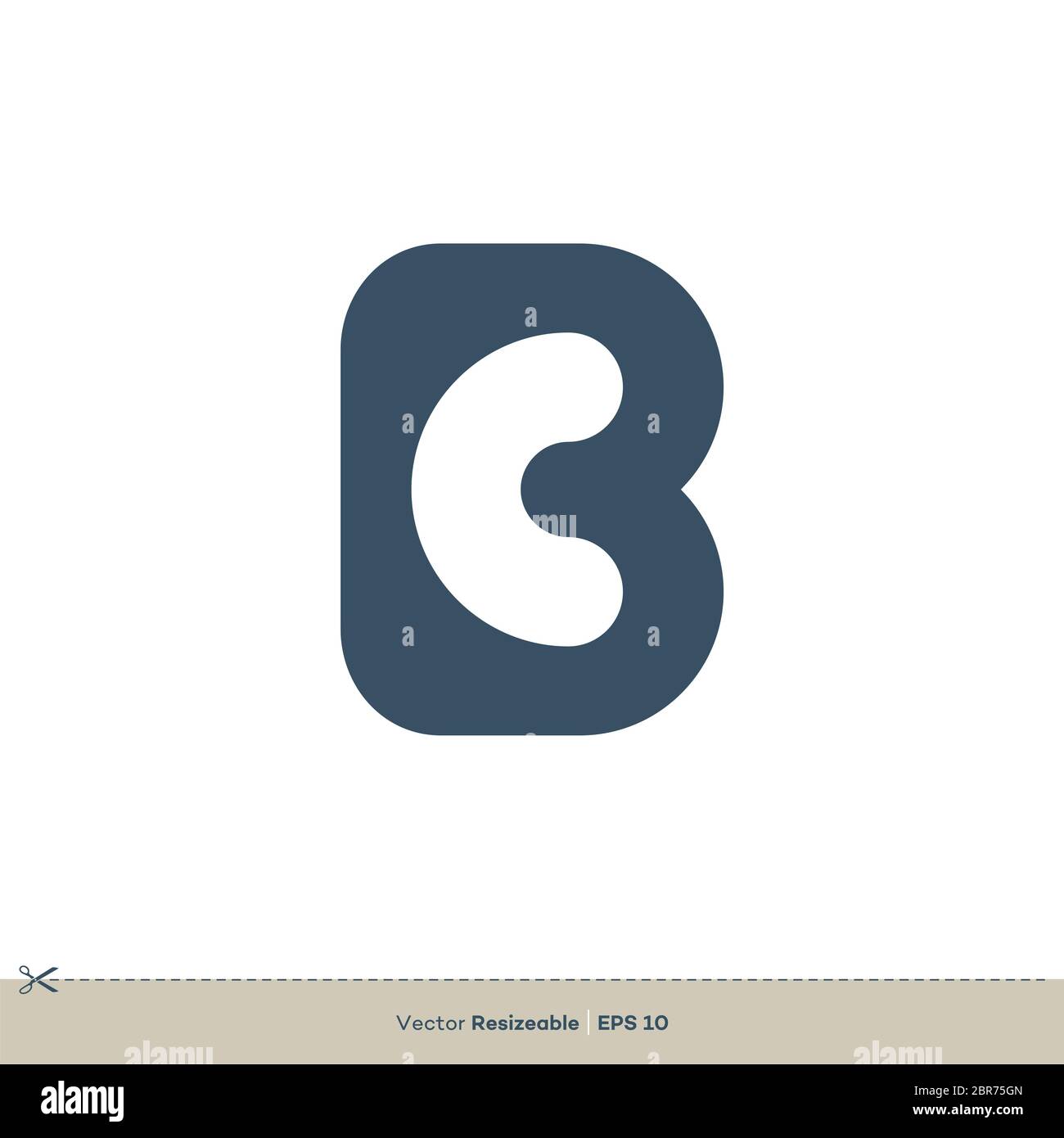B C Letter vector Logo Template illustration design Stock Photo - Alamy