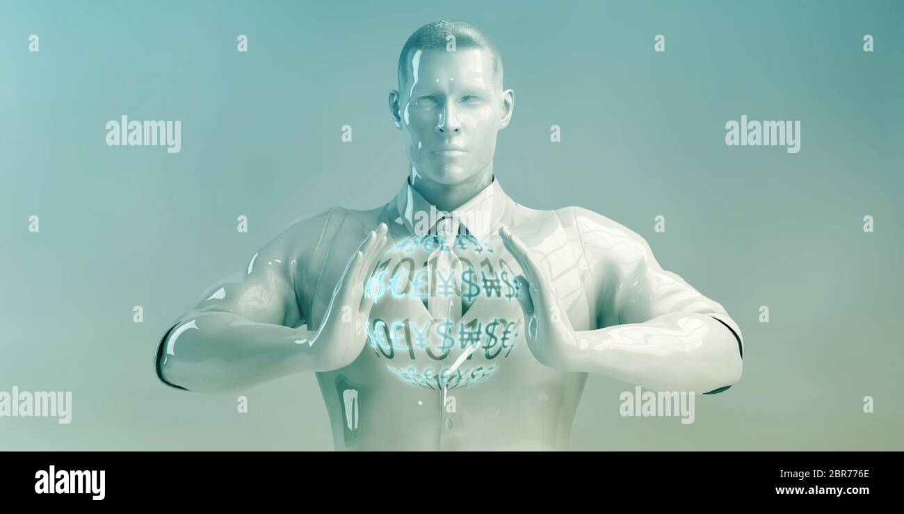 Foreign Exchange with Asian Businessman and Currencies Stock Photo - Alamy