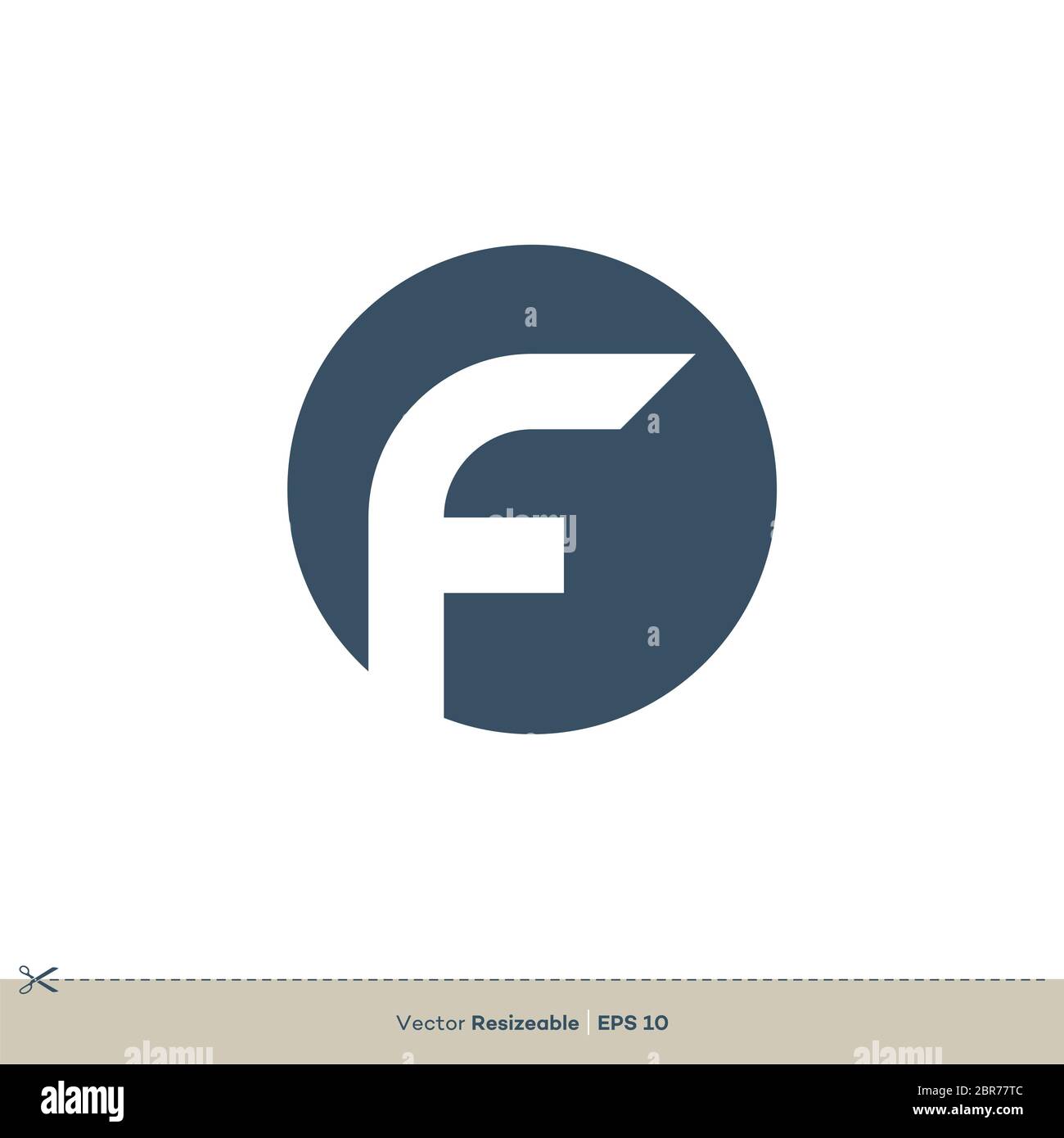 Letter F vector Logo Template illustration design Stock Photo - Alamy