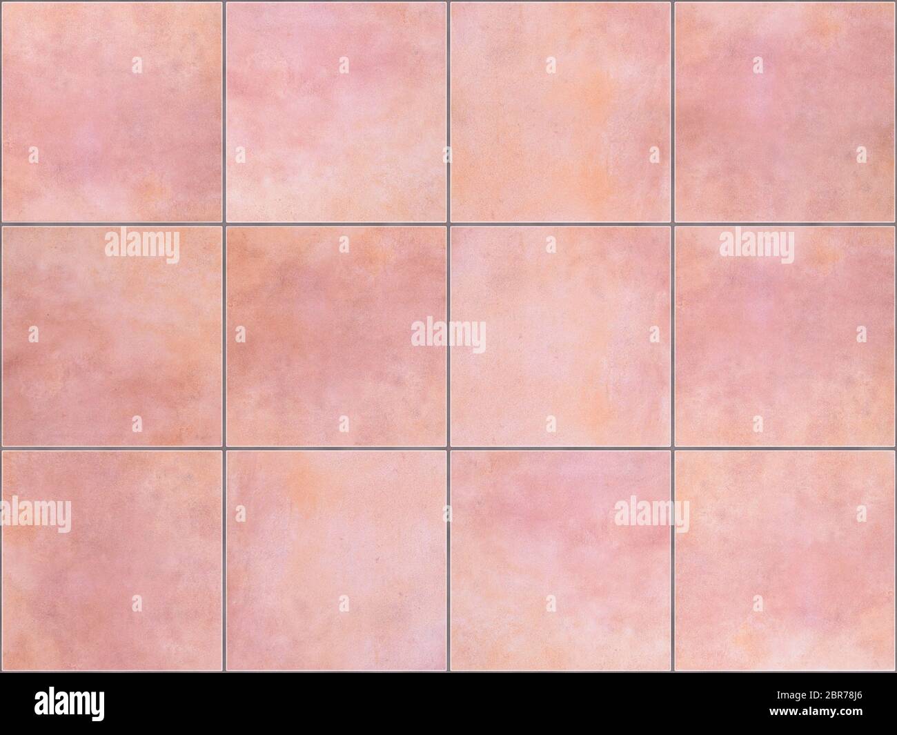 Seamless background or texture made of pink floor tiles Stock Photo - Alamy