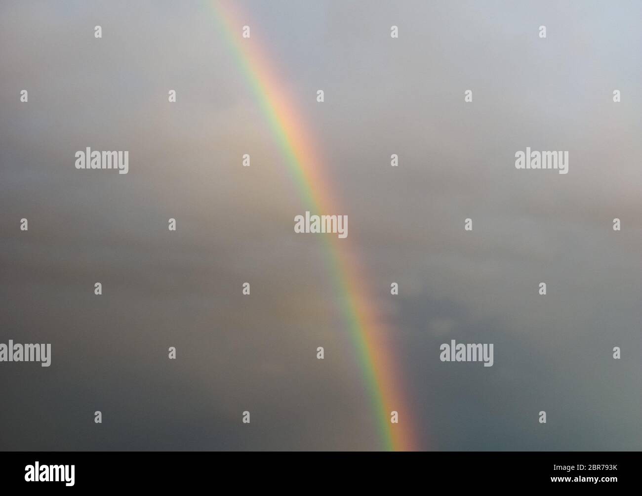 Rainbow Caused By Reflection Refraction And Dispersion Of Sun Light In Rain Water Droplets