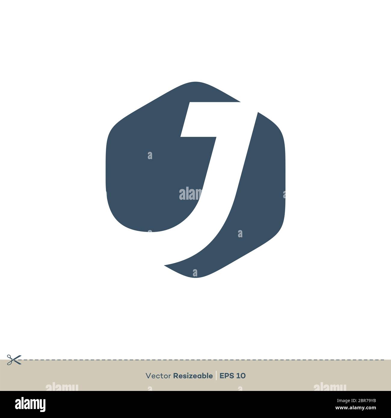 J Letter vector Logo Template illustration design Stock Photo - Alamy