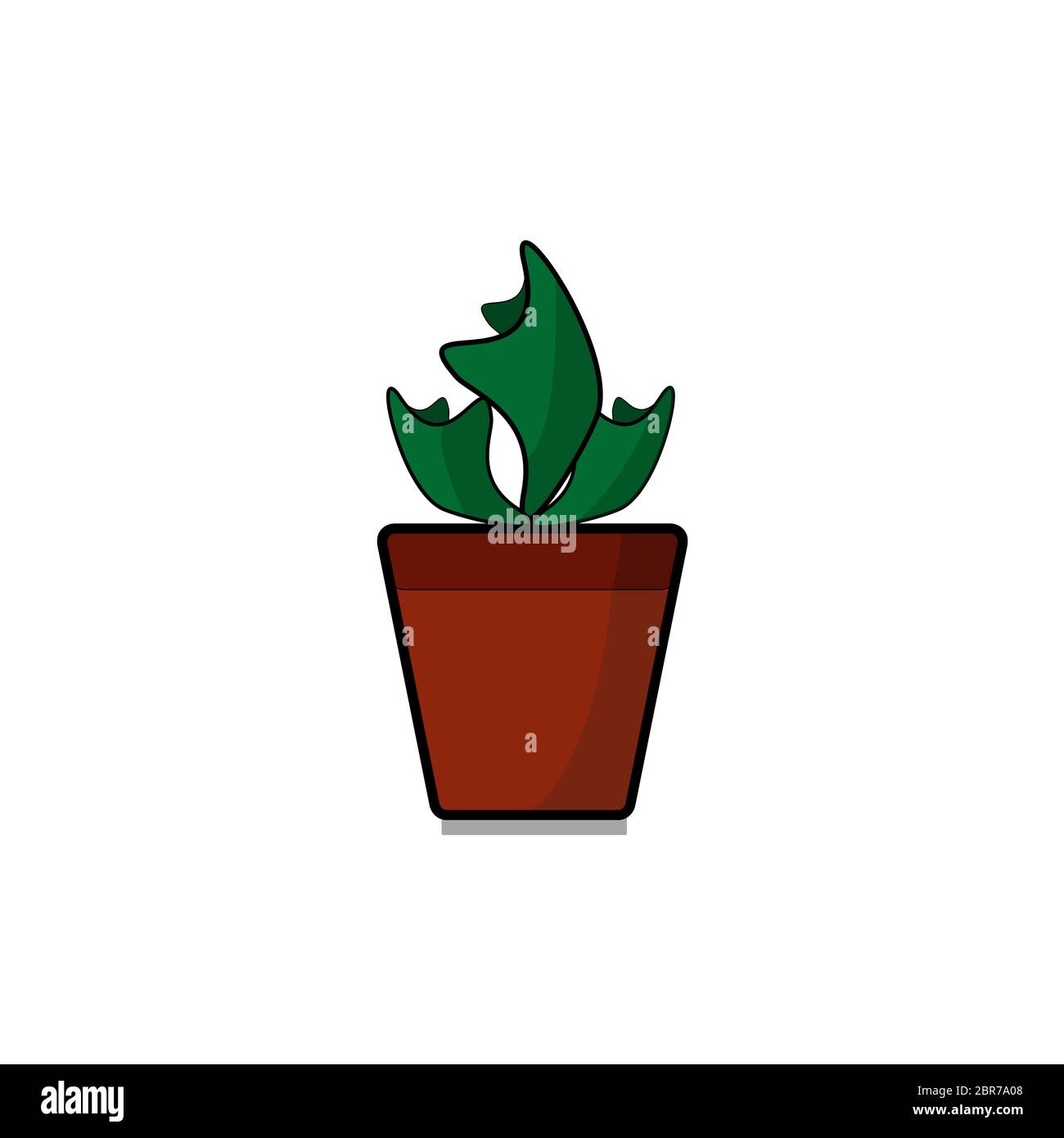 Fresh green sprout in Stock Vector Images - Alamy