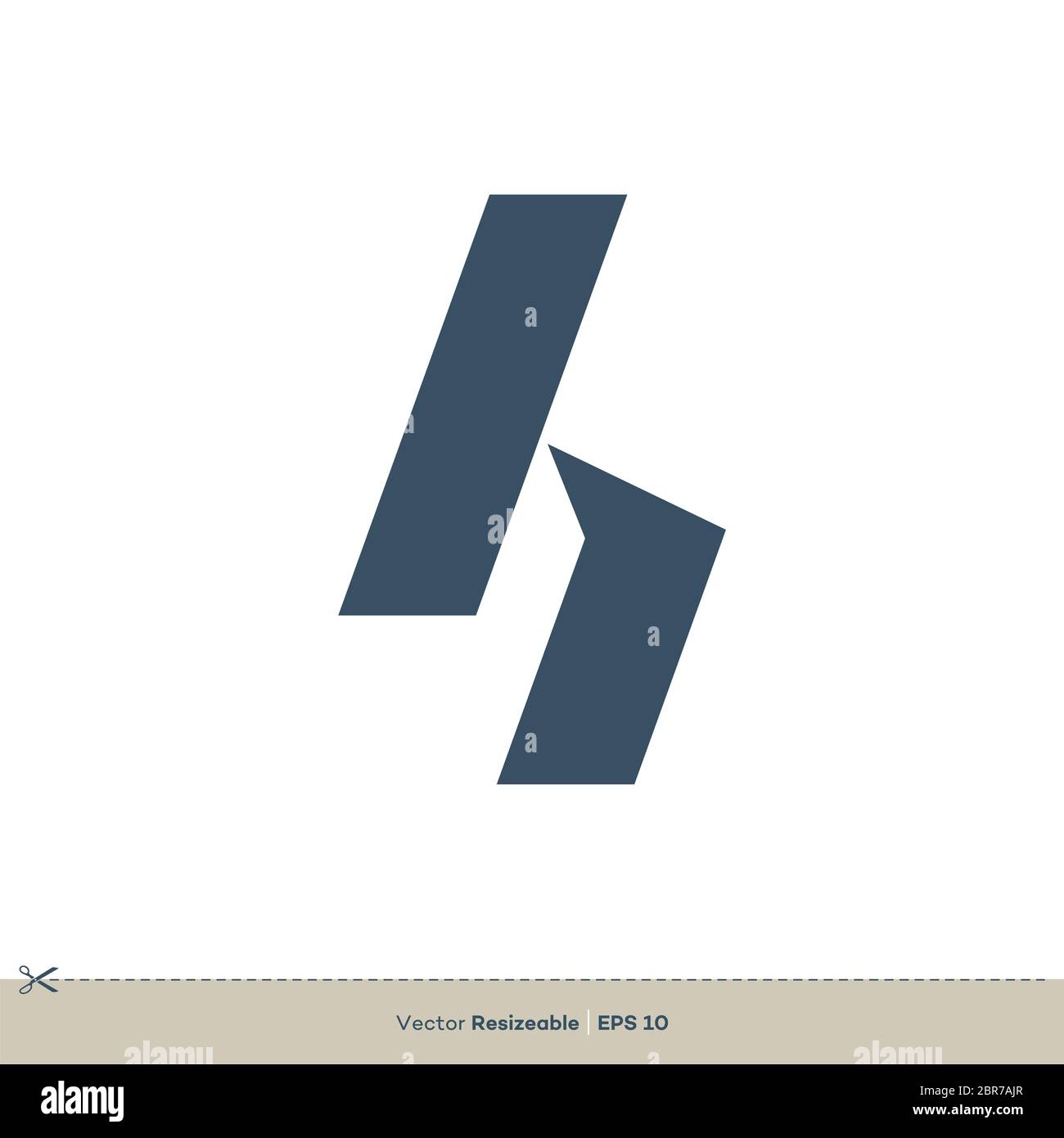 Letter H vector Logo Template illustration design Stock Photo - Alamy