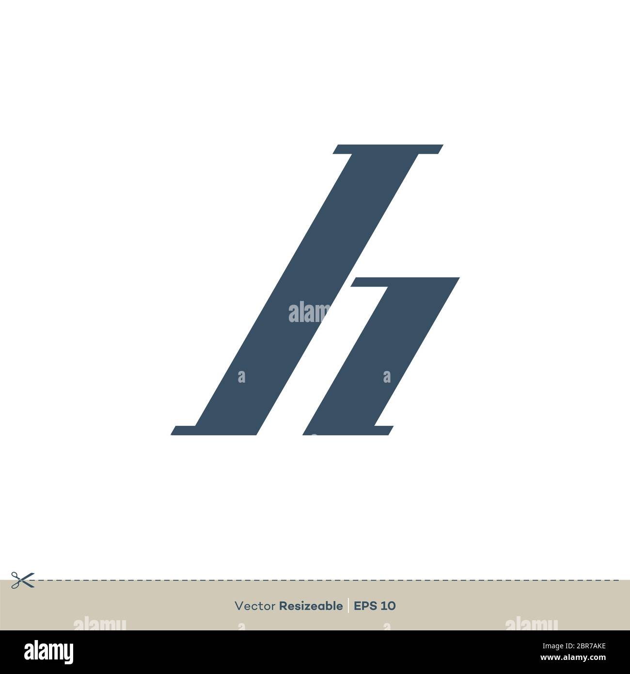 Letter H vector Logo Template illustration design Stock Photo - Alamy