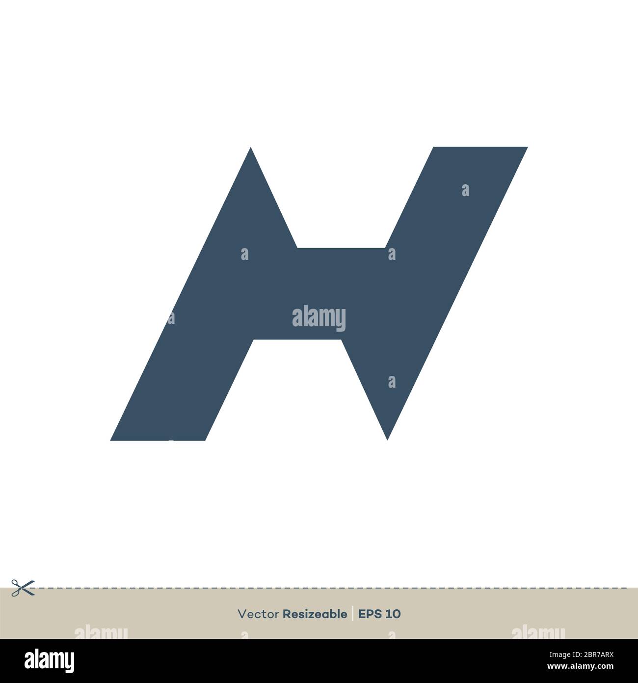 Letter H vector Logo Template illustration design Stock Photo - Alamy