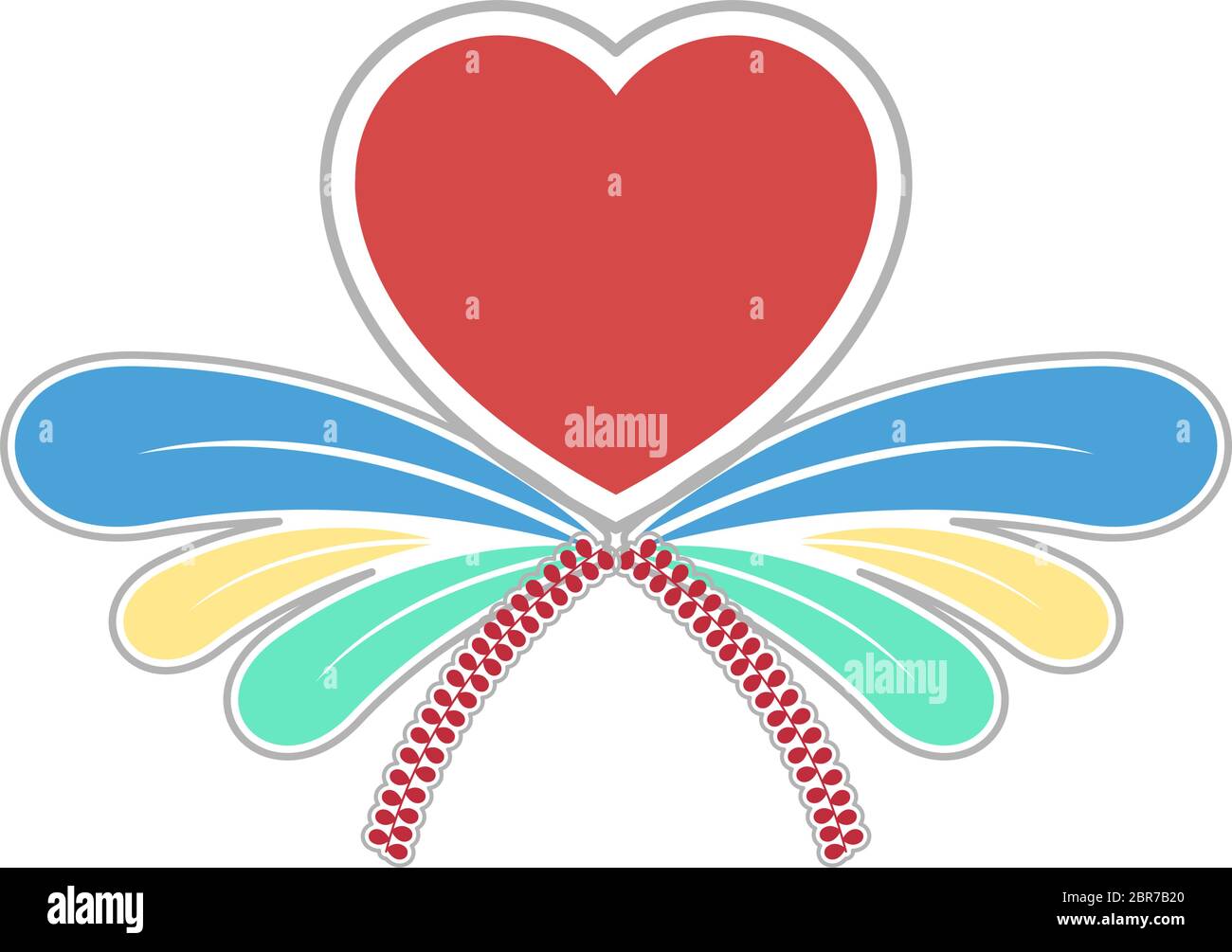 Isolated heart icon Stock Vector Image & Art - Alamy