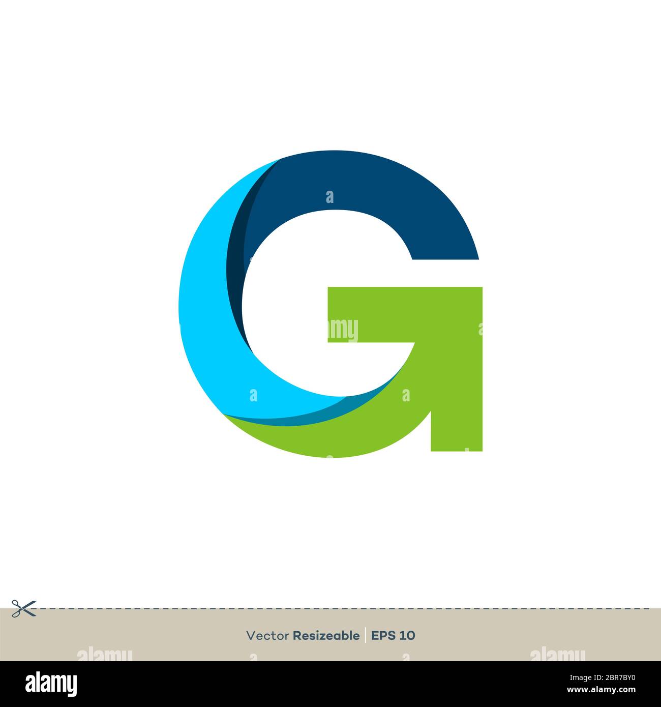 Letter G vector Logo Template illustration design Stock Photo - Alamy
