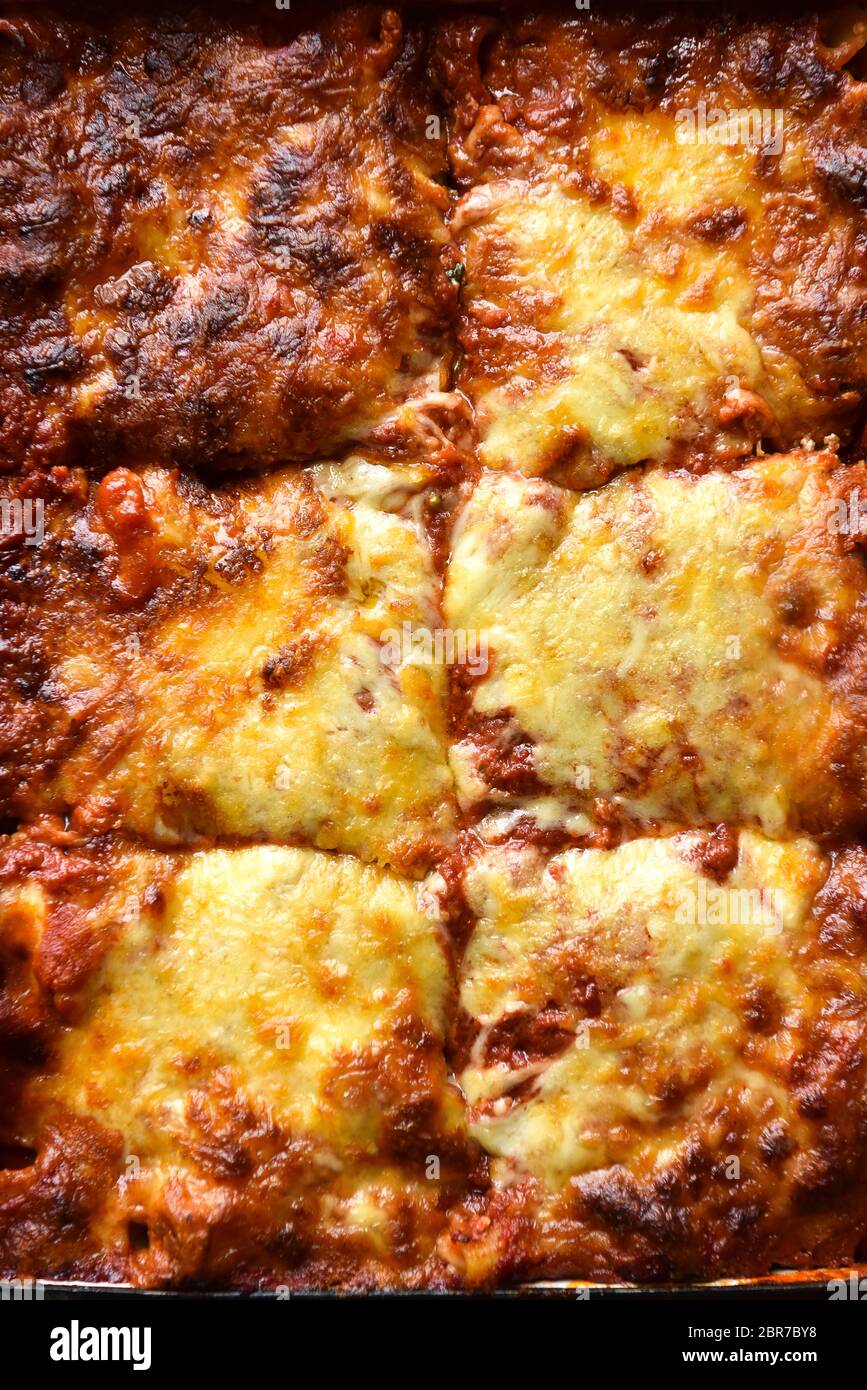 Vegetarian Pasta Bake Stock Photo - Alamy