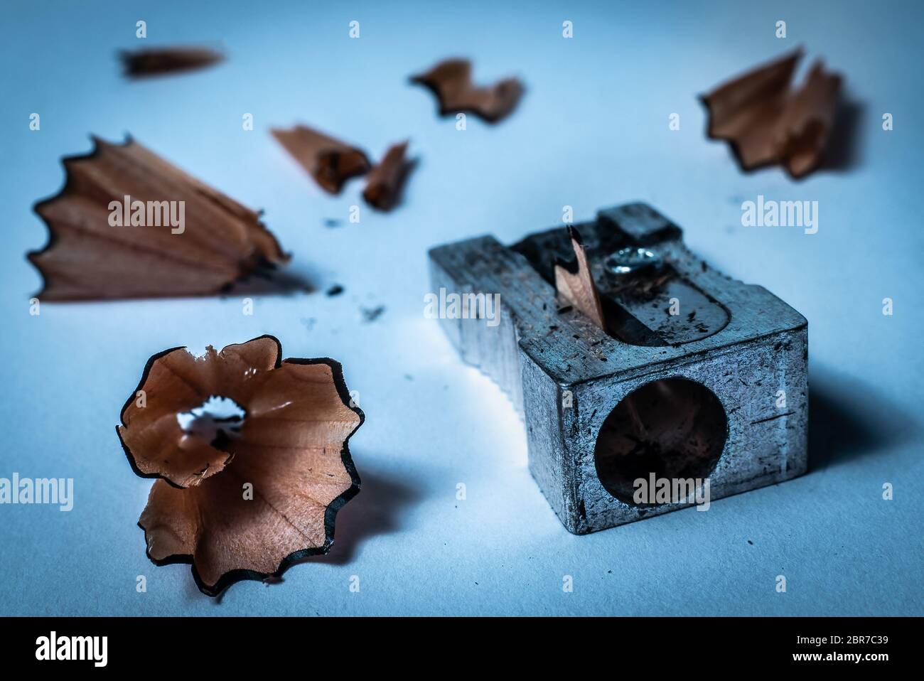 Grey color pencil sharpening macro hi-res stock photography and images ...