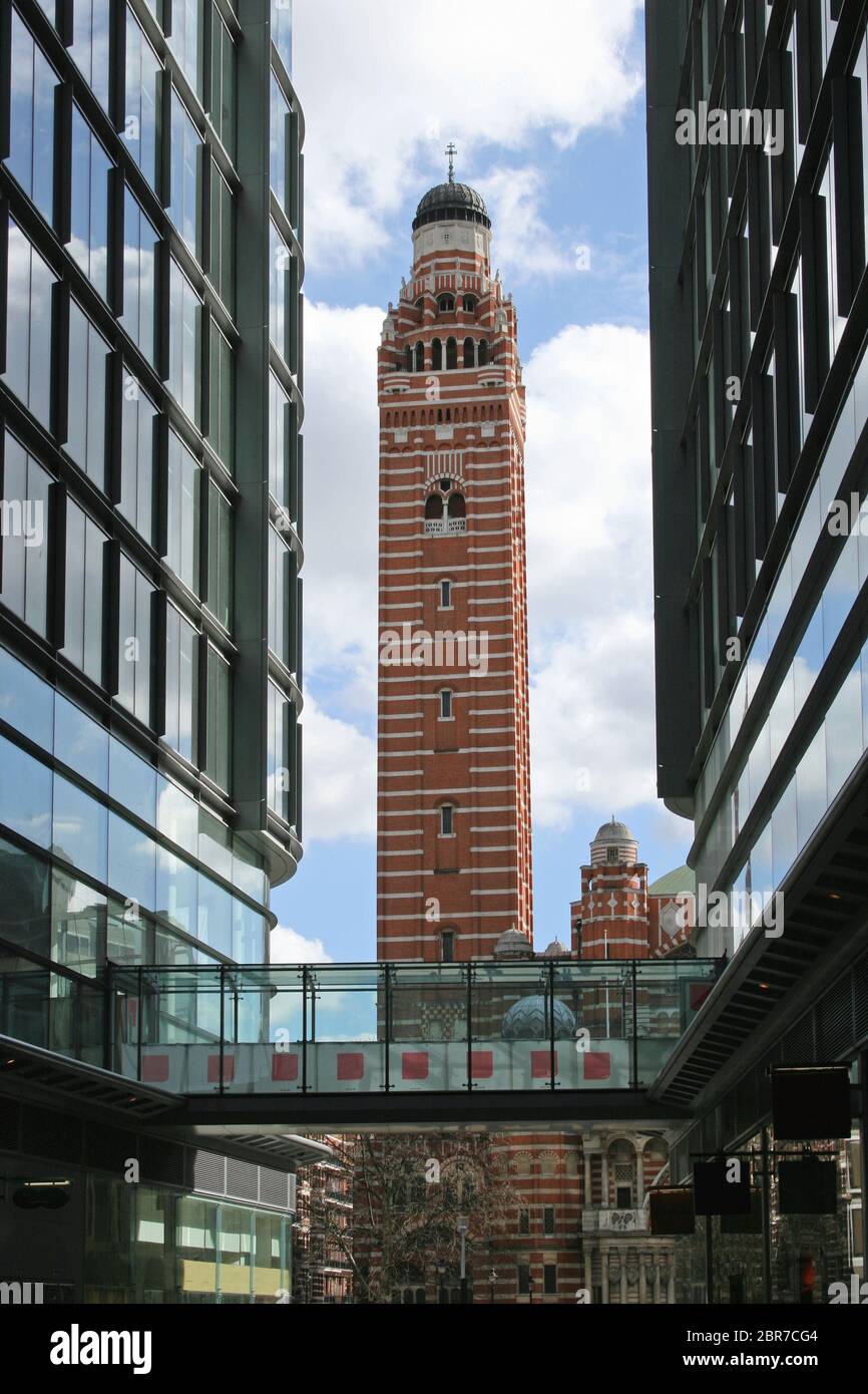 Westminster Cathedral Bell Tower Structure in London UK Stock Photo - Alamy