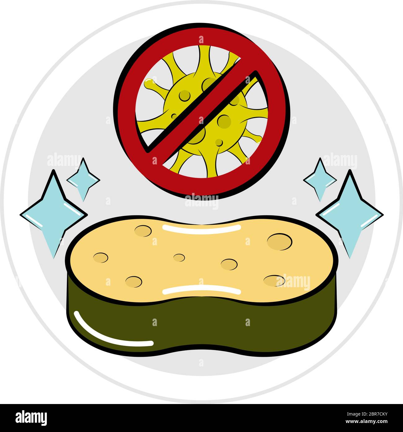 Soap bottle sponge icon hi-res stock photography and images - Alamy