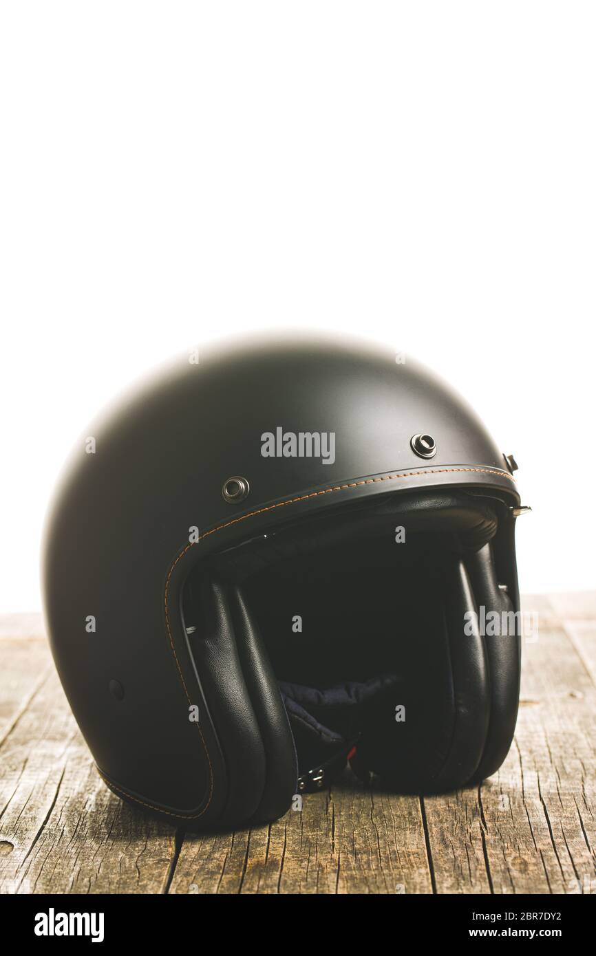 Open face helmet hi-res stock photography and images - Alamy