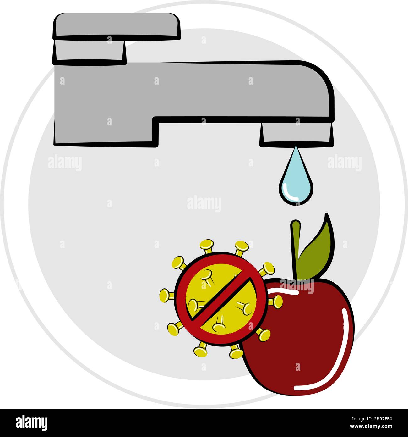 Fruit wash icon Stock Vector Image & Art - Alamy