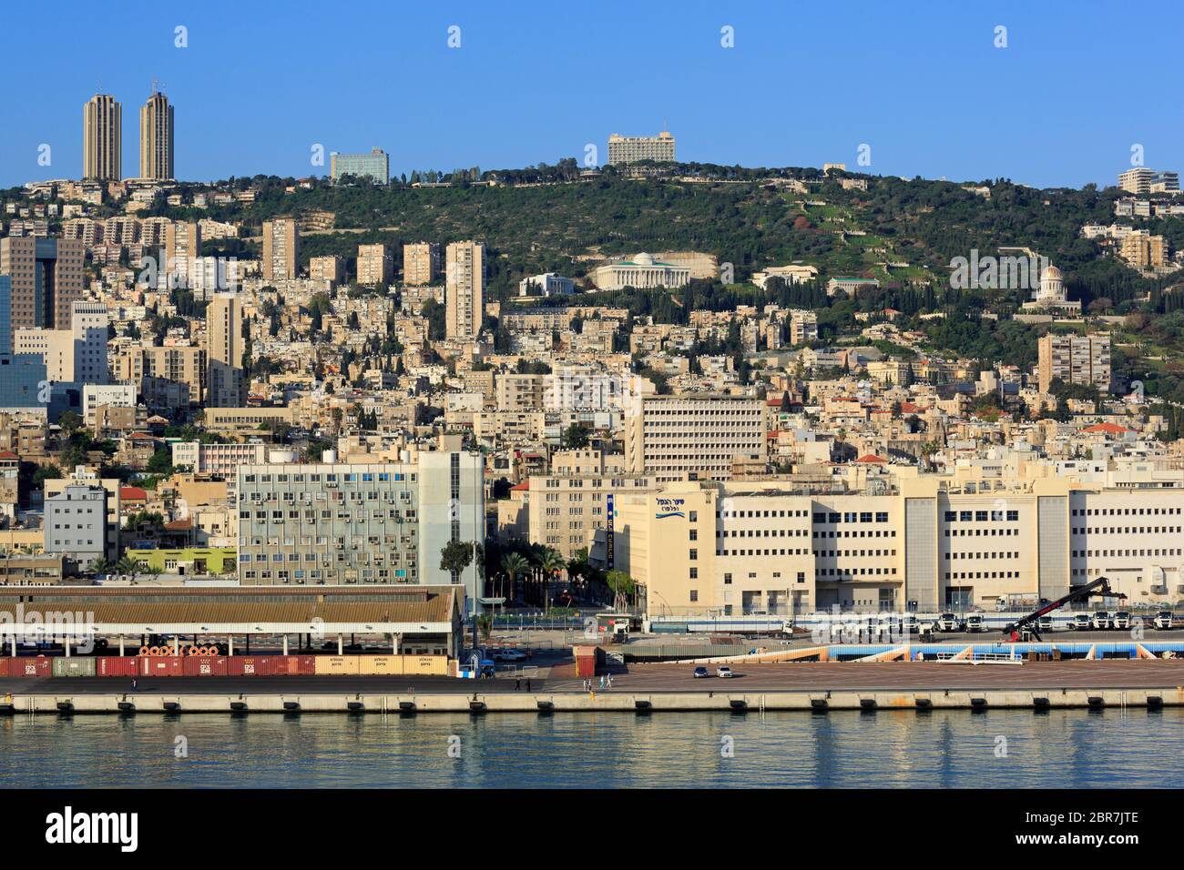 Port of Haifa, Israel Stock Photo - Alamy
