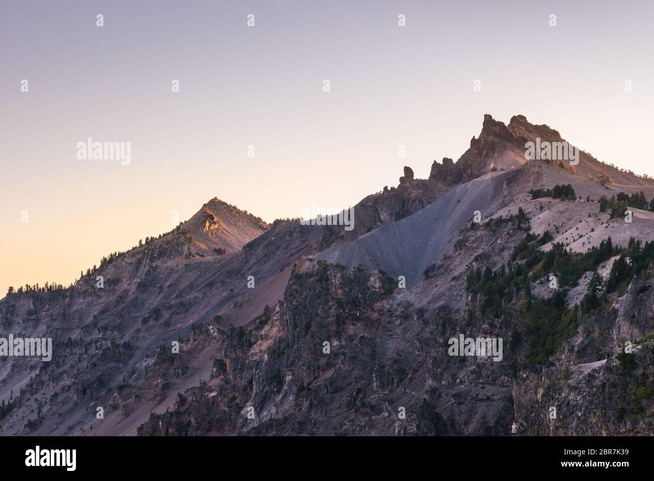 scenic view of the cliff when sunset Stock Photo - Alamy