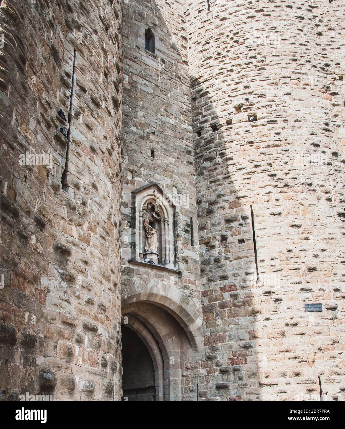 Ramparts of the Medieval City of Carcassonne in the Aude in France ...