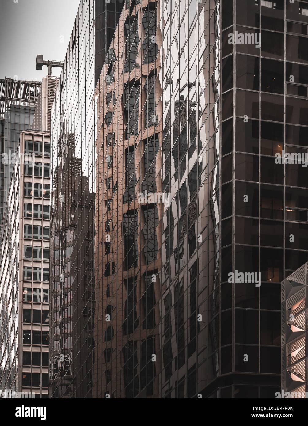 Hong Kong Modern Architecture, Hong Kong Business Building Closed up ...