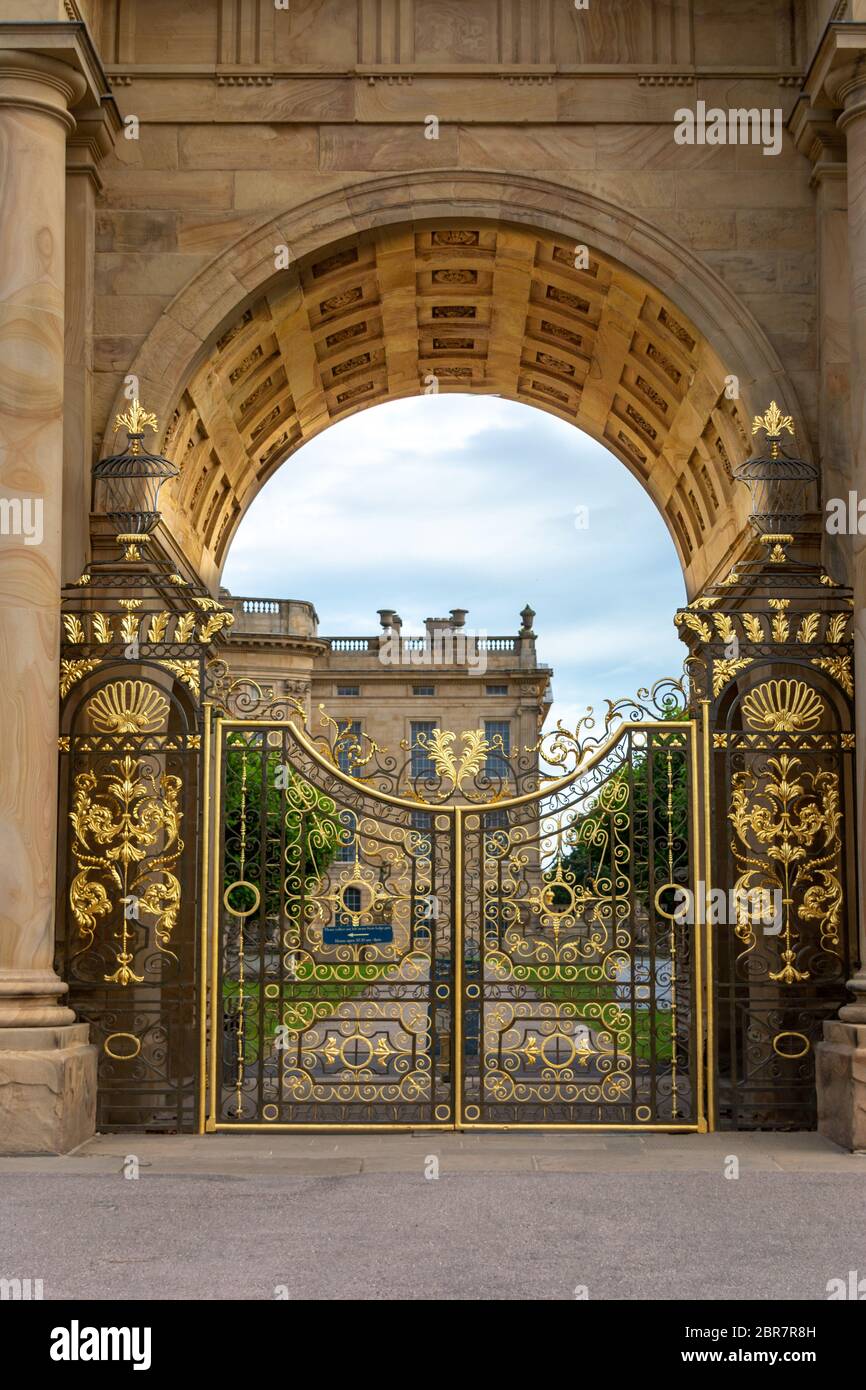 Arch from a Victorian Mansion Stock Photo - Alamy