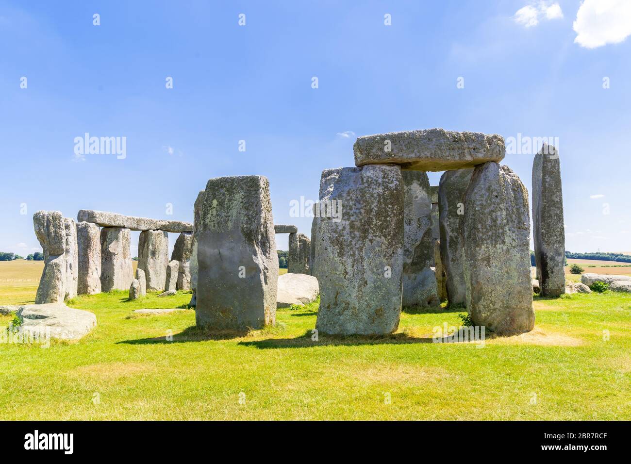 Landscape of Stonehenge England United Kingdom, UNESCO World heritage ...
