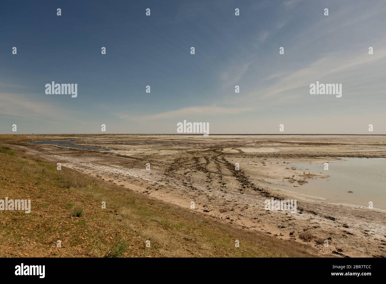 The dried-up Aral sea, the water crisis on the planet and the concept ...