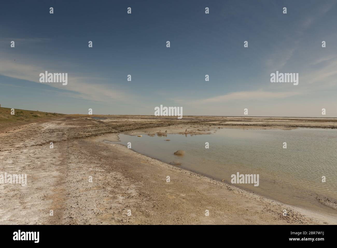 The dried-up Aral sea, the water crisis on the planet and the concept ...