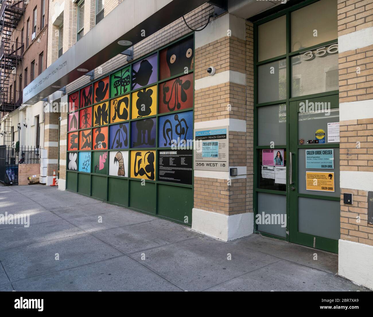 New York, NY - May 20, 2020: General view of community health center ...