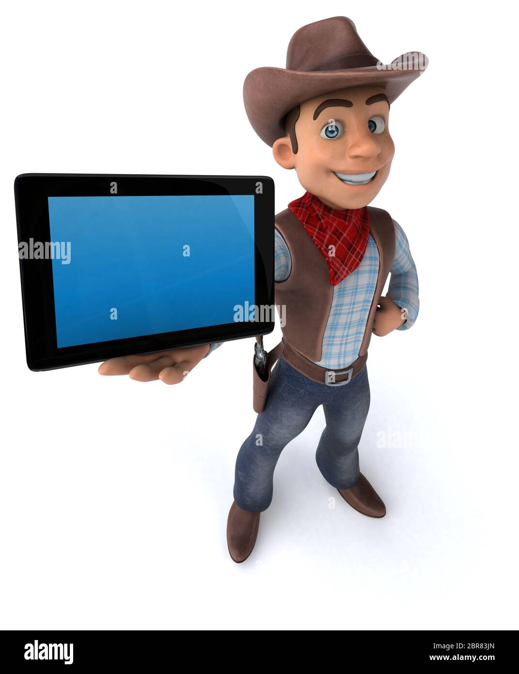 Computer cowboy Cut Out Stock Images & Pictures - Alamy