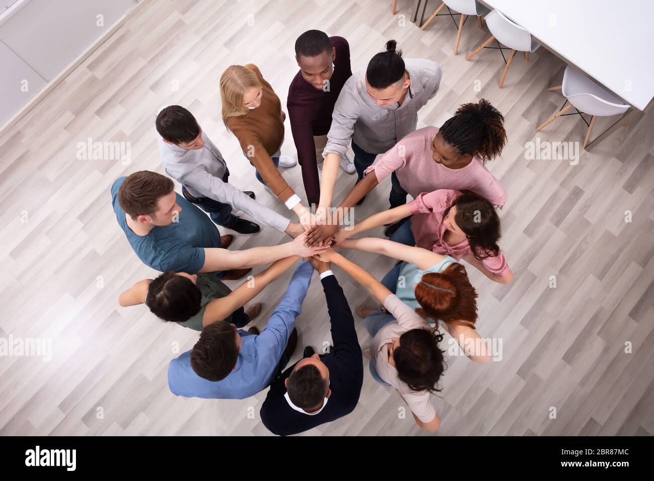 Collaborate cohesion hi-res stock photography and images - Alamy