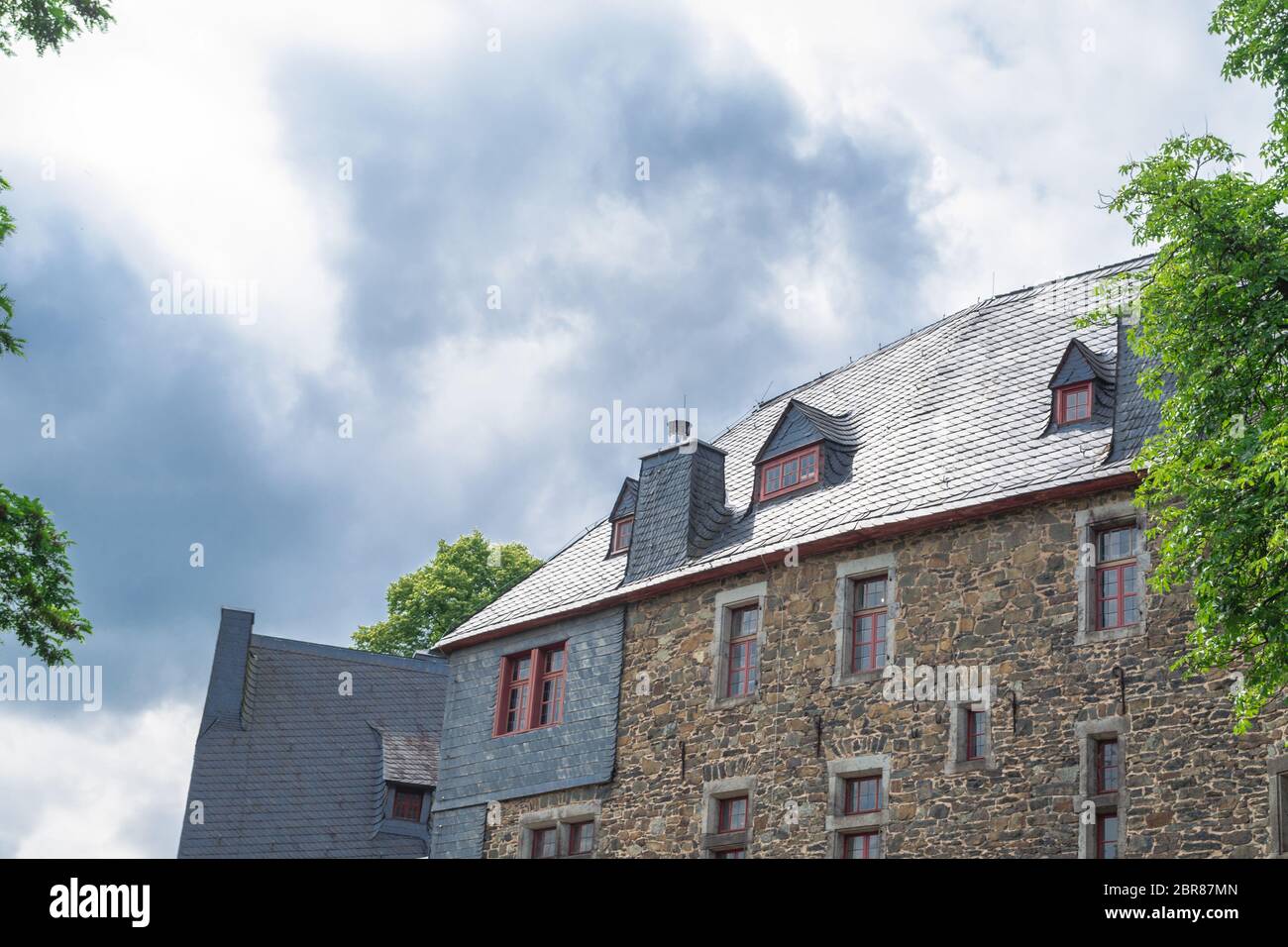 Old defense tower of a historic fortress Stock Photo - Alamy