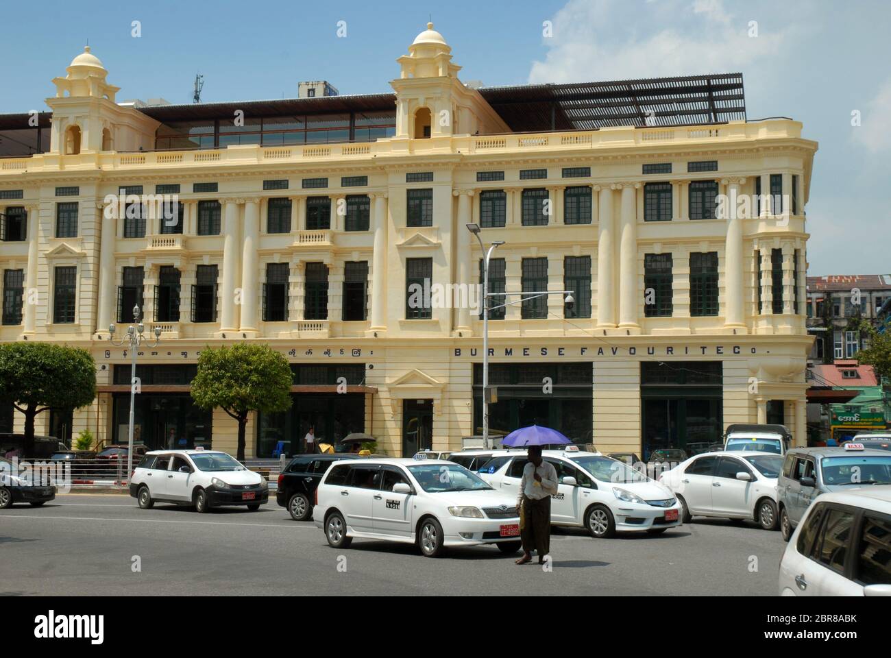 Old Tourist Burma Building, Yangon, Myanmar Stock Photo - Alamy