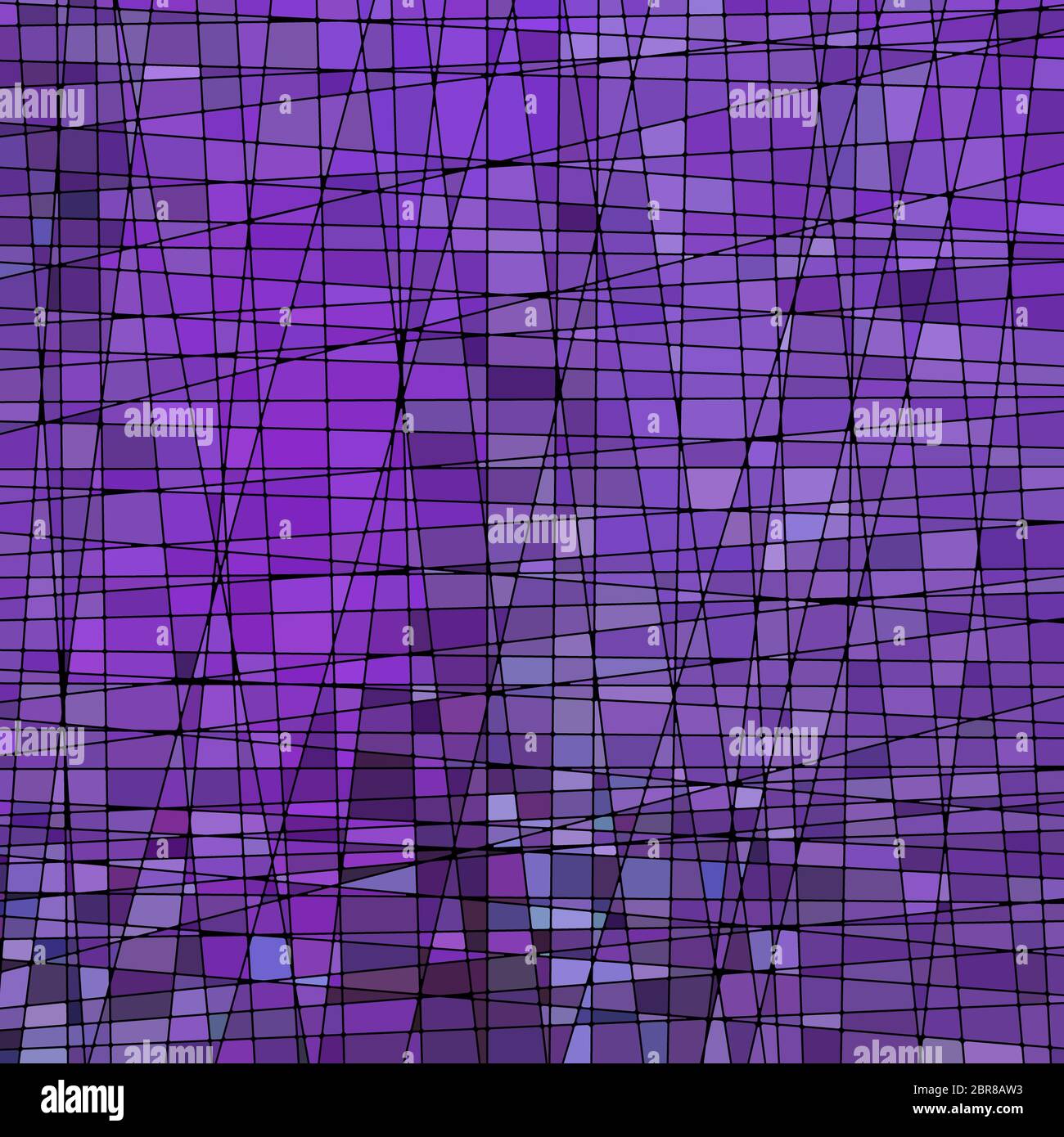 abstract stained-glass mosaic background - purple and violet Stock ...