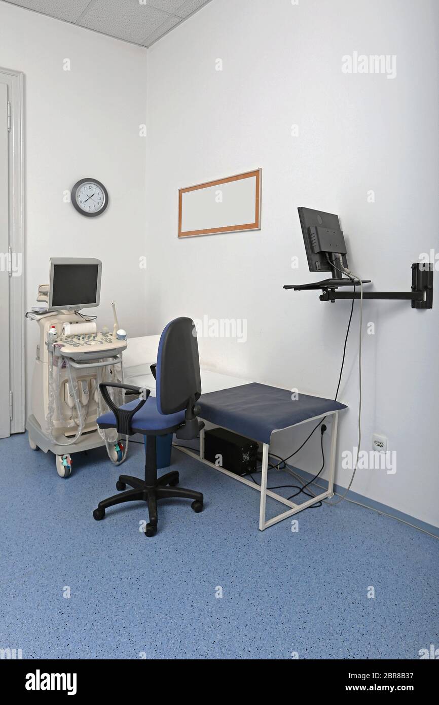 Ultrasound machine in gynecology hi-res stock photography and images ...