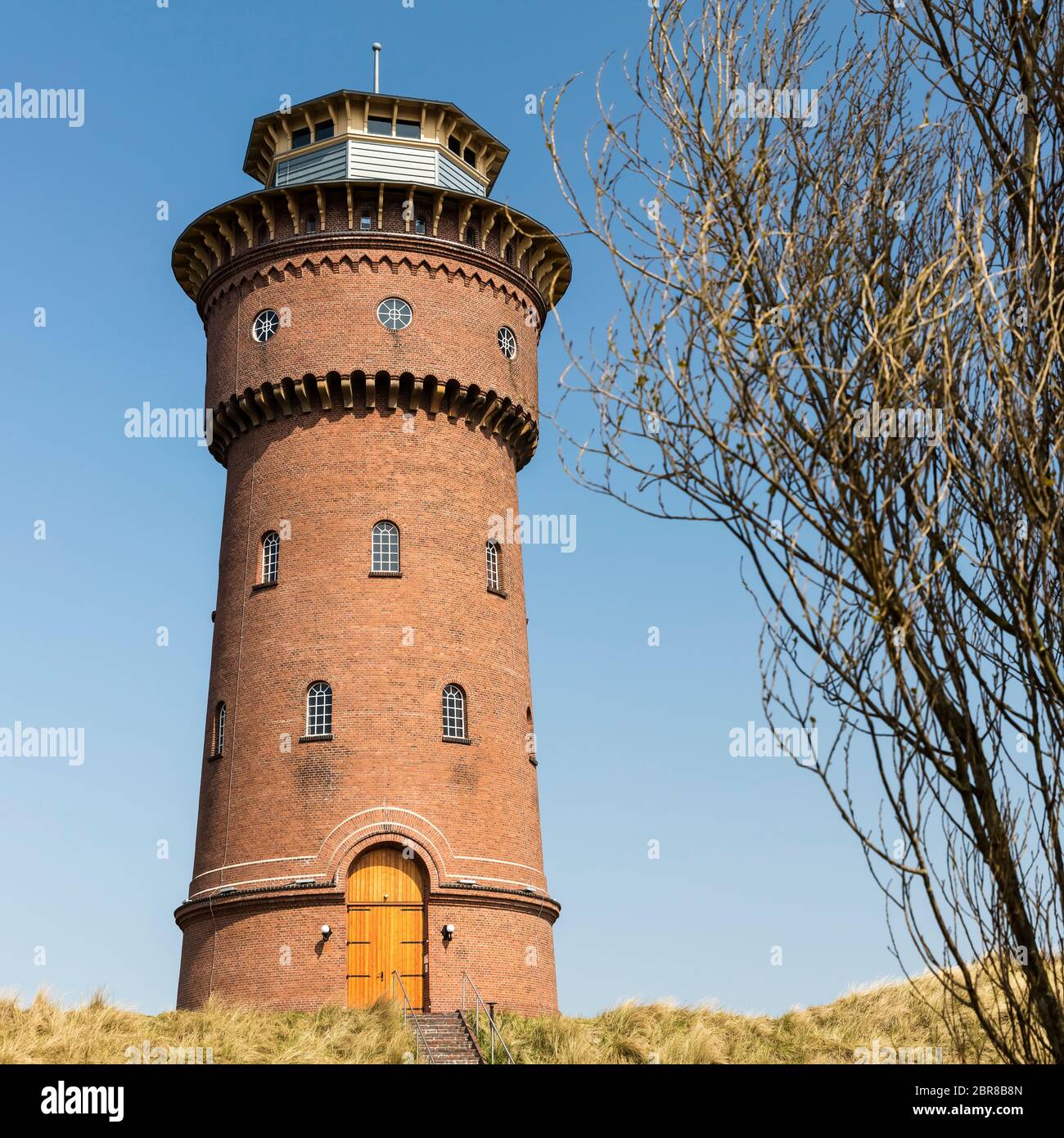 The old water tower is a landmark of Borkum Stock Photo - Alamy