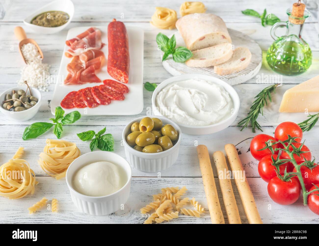 Italian foods hi-res stock photography and images - Alamy