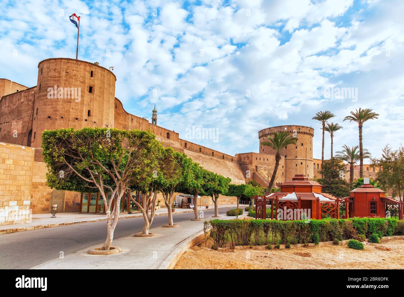 The Saladin Citadel of Cairo entrance, Egypt Stock Photo - Alamy