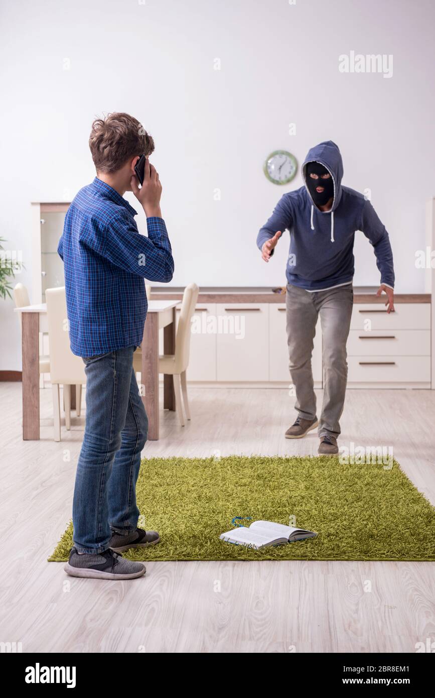 Child abduction concept with the young boy Stock Photo - Alamy