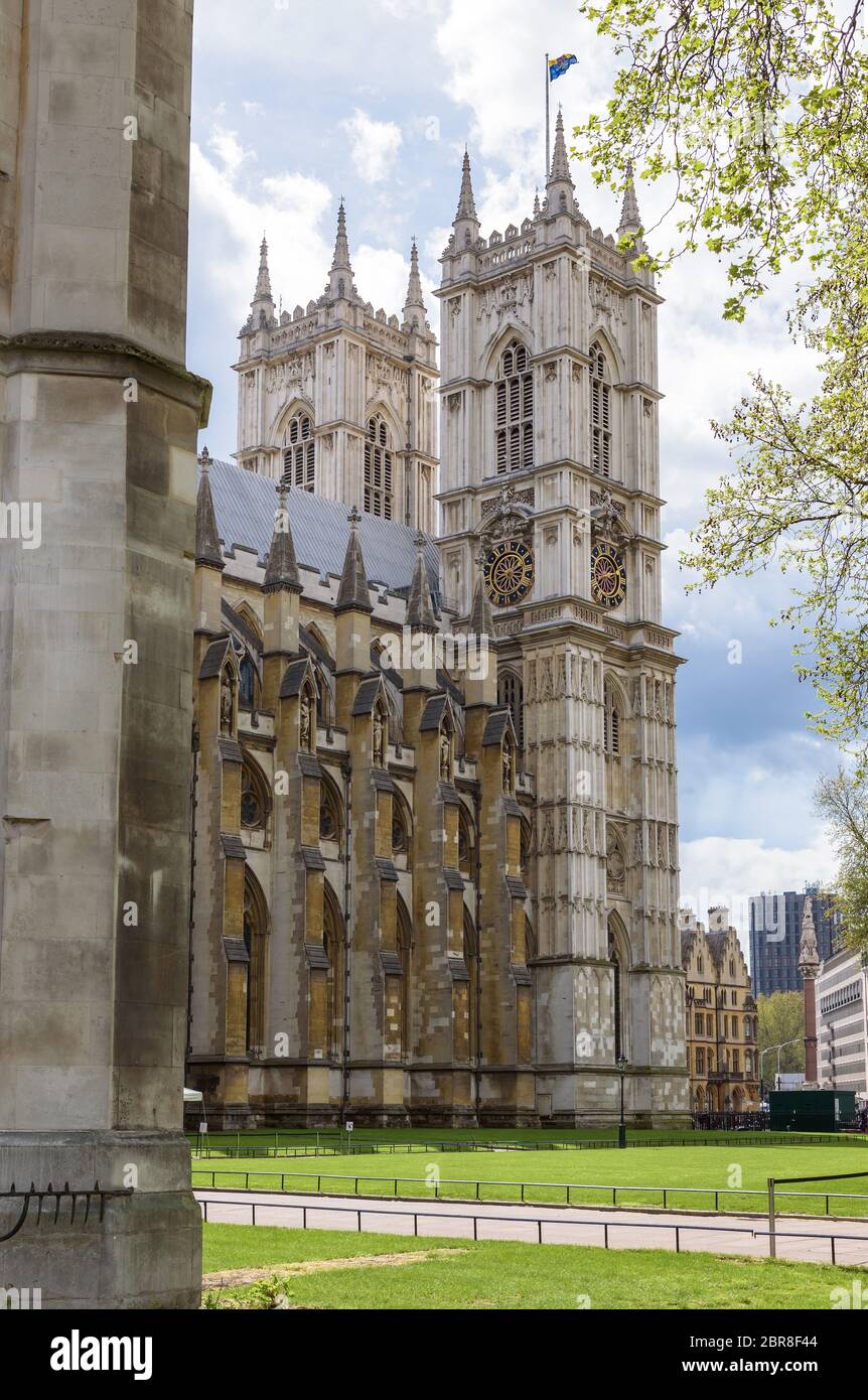 Towers of Westminster Abbey in London in UK Stock Photo - Alamy