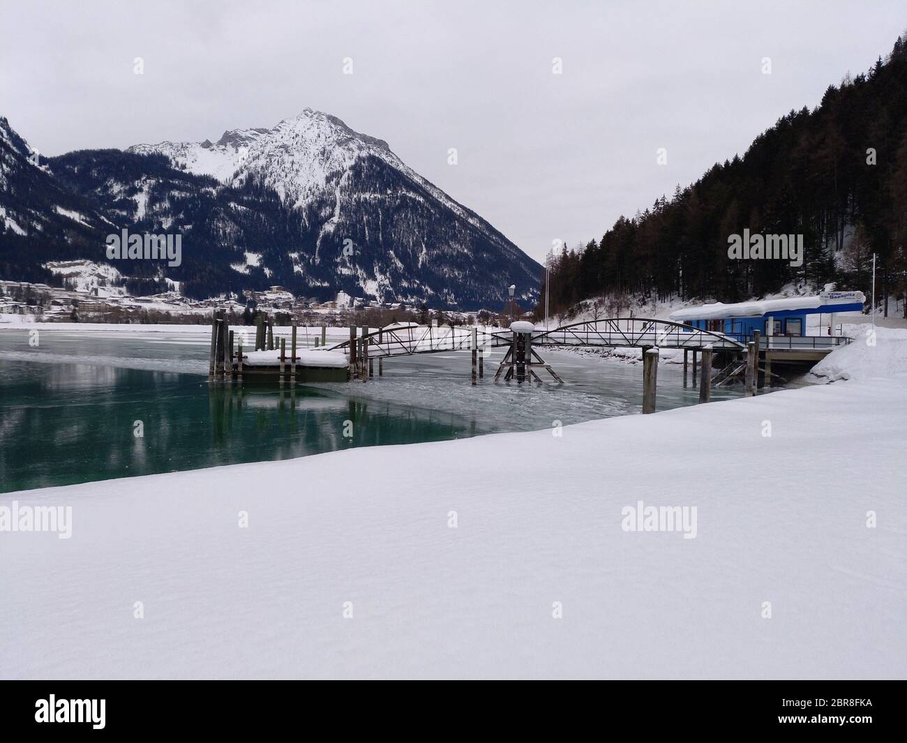 the lake Achensee in winter Stock Photo - Alamy