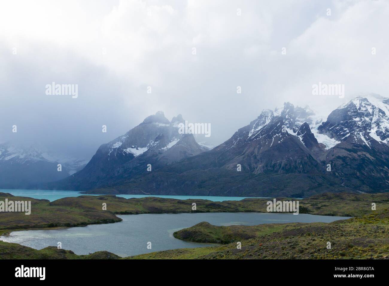Chilean Patagonia landscape, Torres del Paine National Park, Chile ...