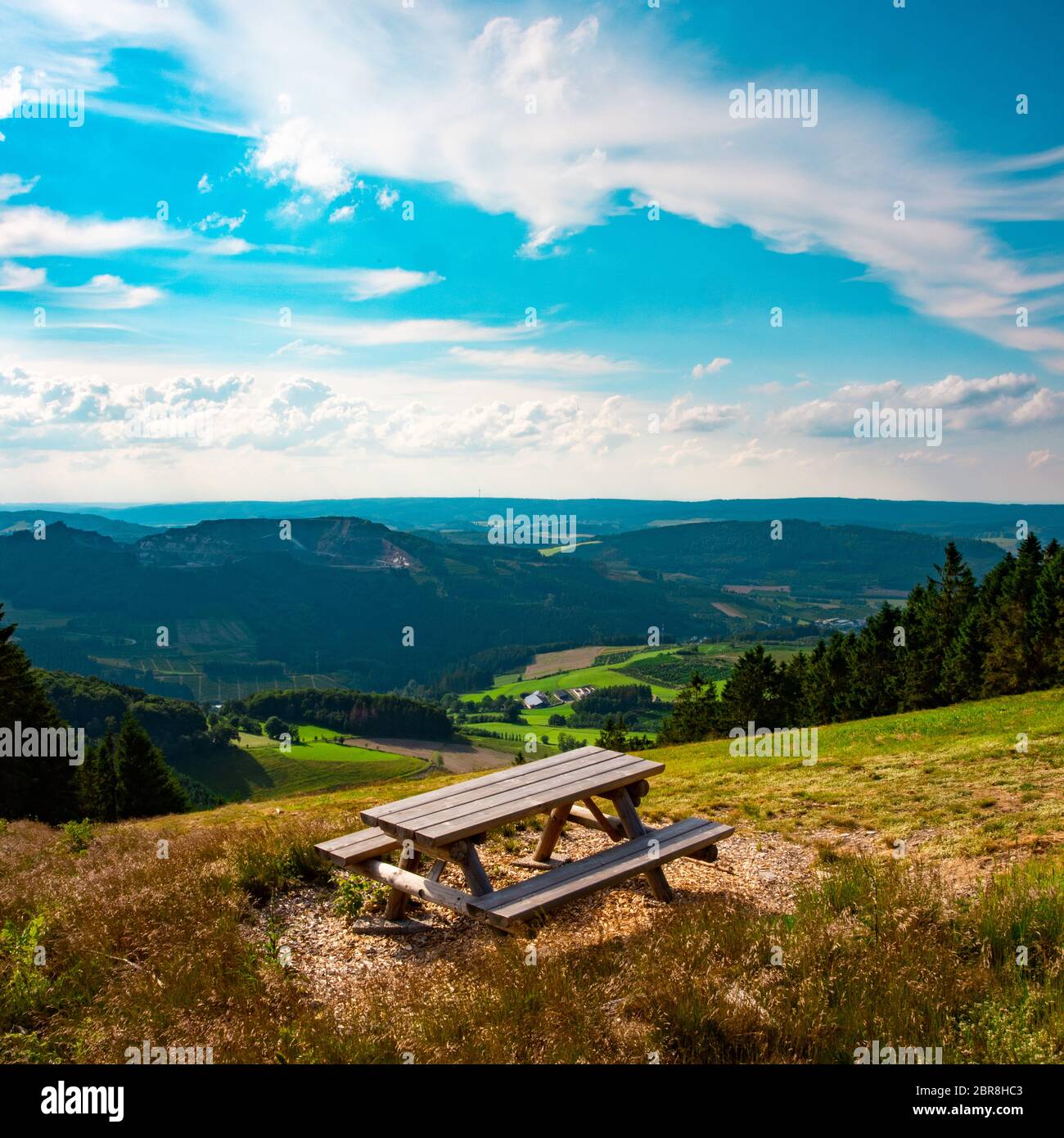 a german Beauty Rothaar Mountains Stock Photo - Alamy