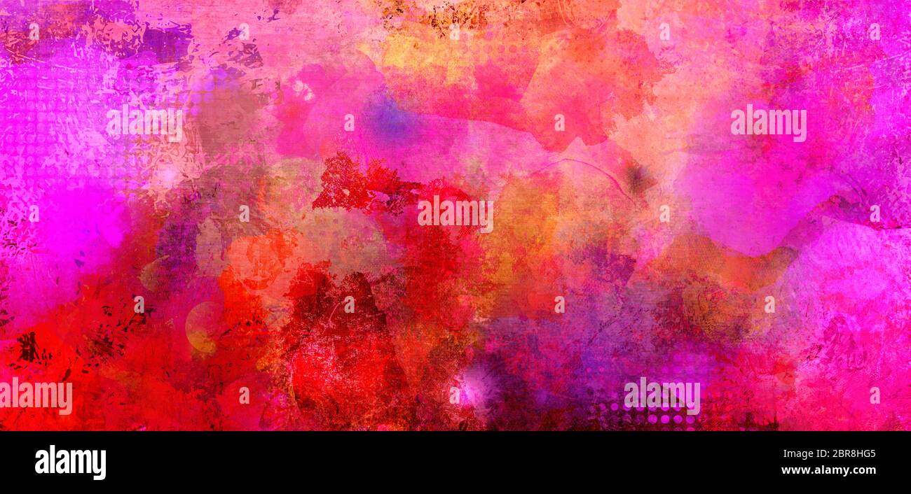 Abstract pink paint textures background created by using different ...
