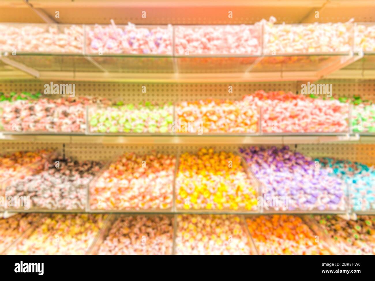 scene in candy shop in country side -blurred picture Stock Photo - Alamy