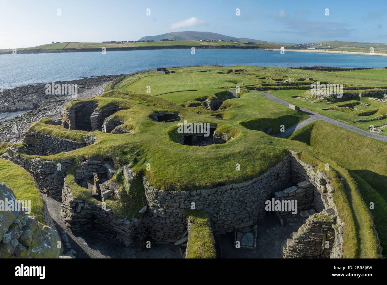 Jarlshof Prehistoric Archaeological Site with Wheelhouse in Shetland ...