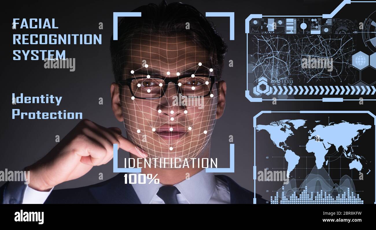 The concept of face recognition software and hardware Stock Photo - Alamy
