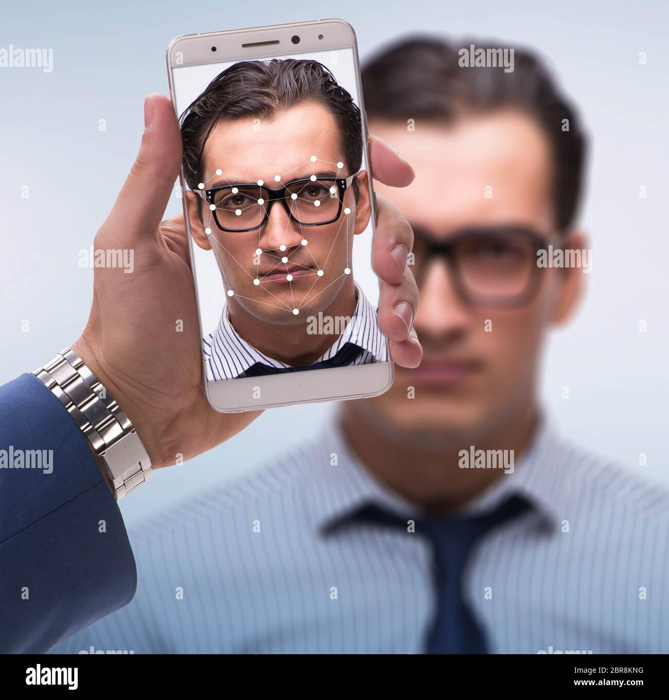 The concept of face recognition software and hardware Stock Photo - Alamy