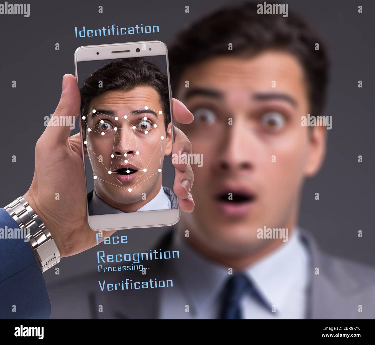 The concept of face recognition software and hardware Stock Photo - Alamy
